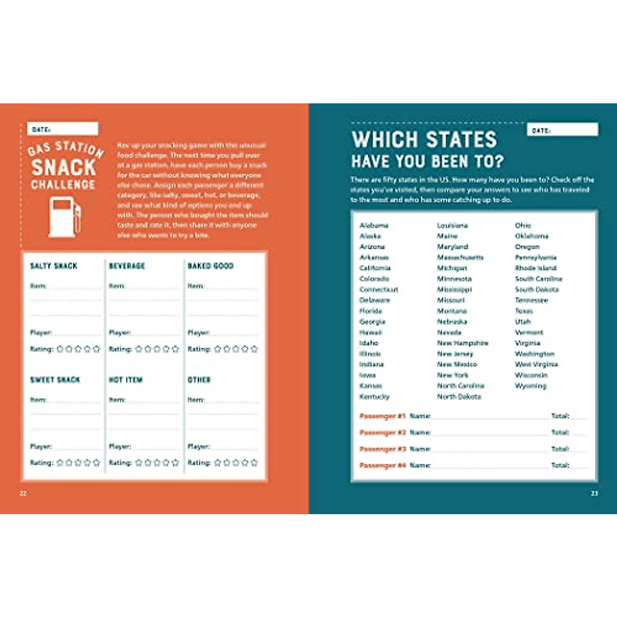 The Road Trip Journal & Activity Book: Everything You Need to Have and Record an Epic Road Trip!