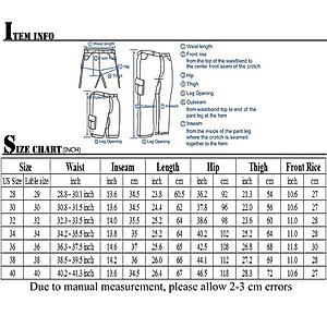 AOYOG Men's Camo Cargo Shorts Relaxed Fit Multi-Pocket Outdoor Camouflage Cargo Shorts Cotton