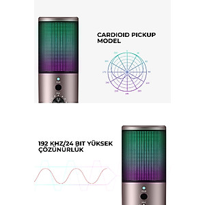 Havit Herní mikrofon GK61 RGB