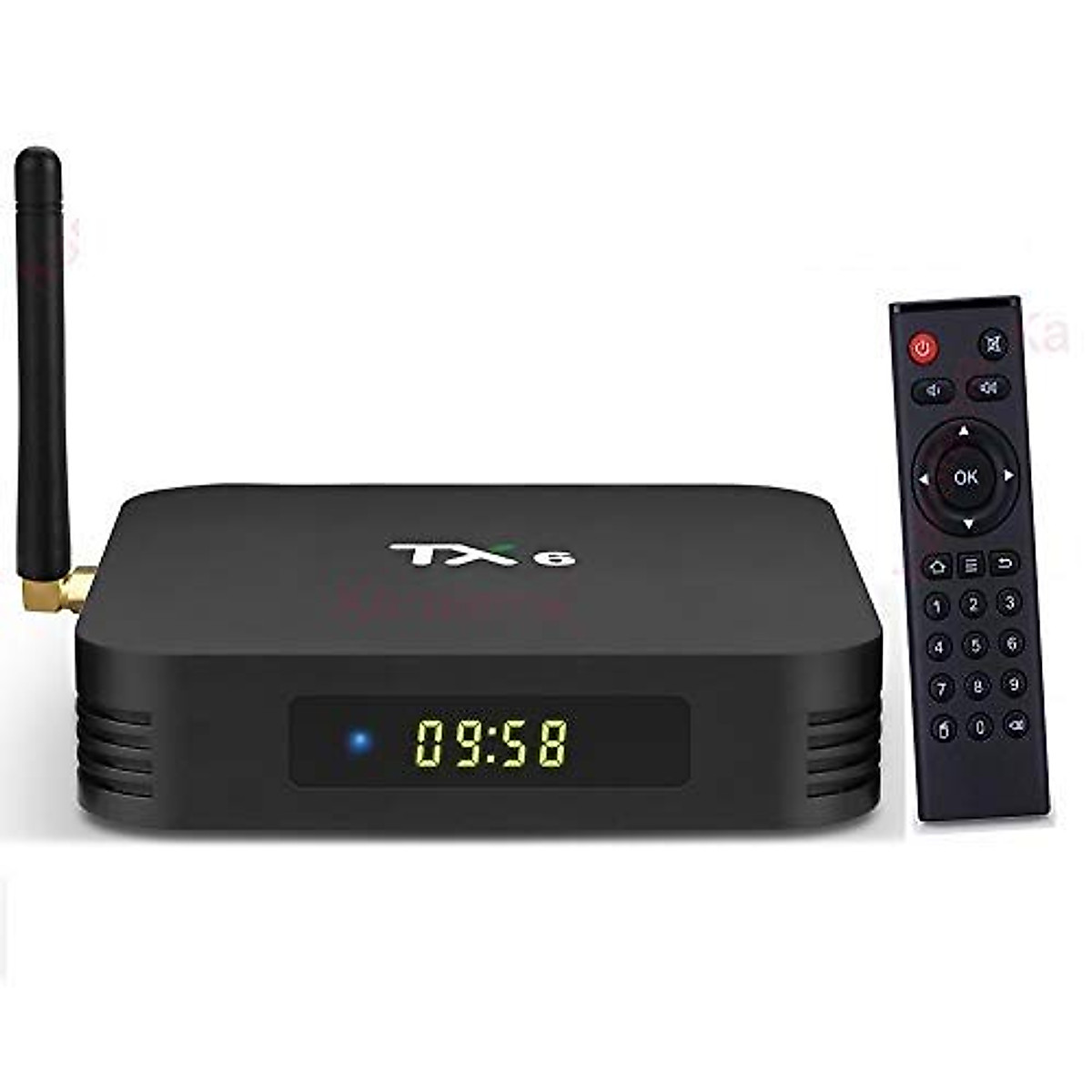TX6 Android tv Box Android 9.0 4GB DDR3 + 64GB H6 up to 1.5 GHz Quad core ARM Cortex-A53 4K/6K 2.4G+5G WiFi 5.0 BT 4.1 Smart TV Box