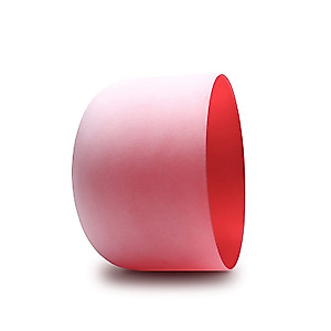 FMTY 10inch Crystal Singing Bowls set prefect pitch(±10HZ) Red(Root)+ Orange(Sacral) with Soft Carrying Bag Sound Bowls Chakra Bowl