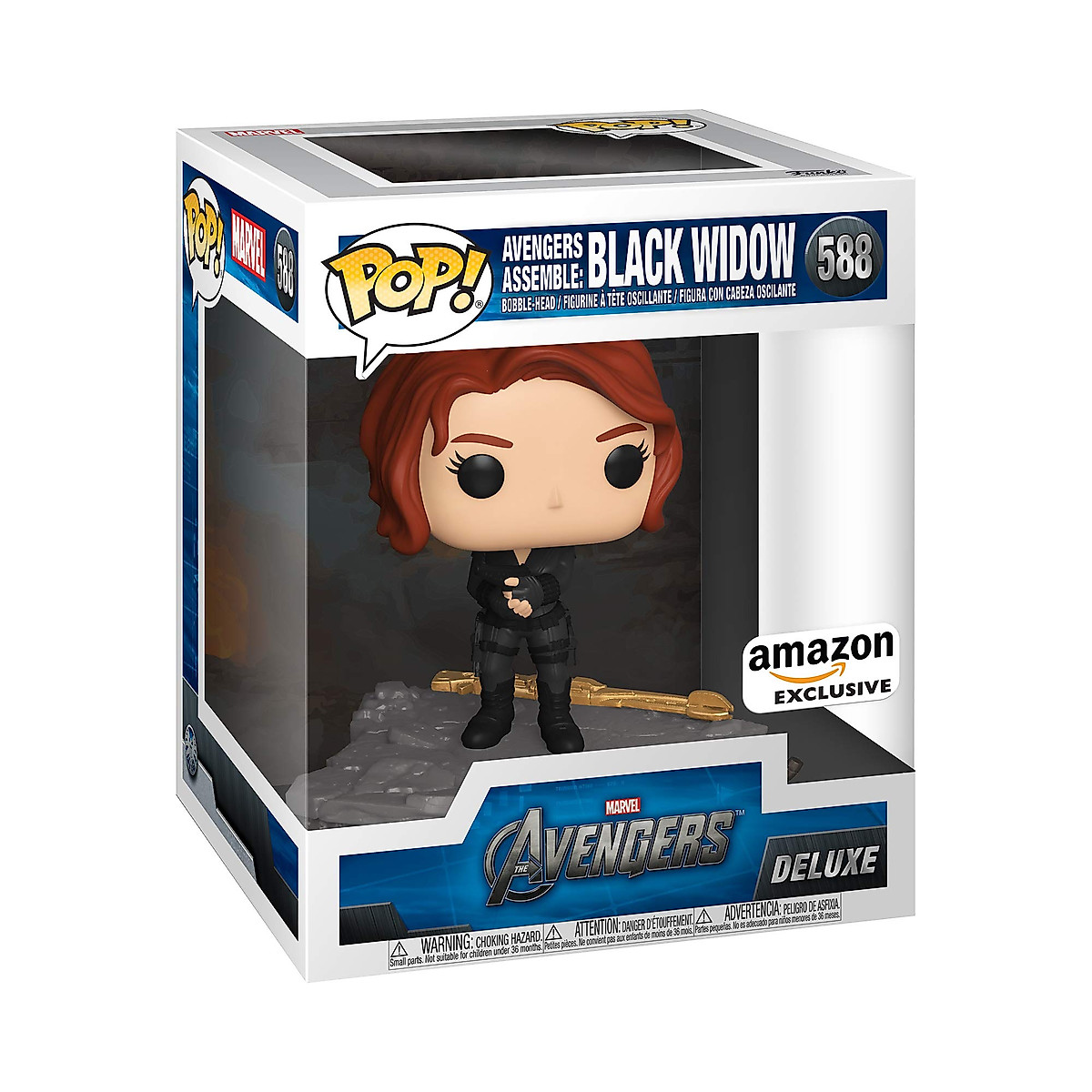 Funko Pop! Deluxe Marvel: Avengers Assemble Series - Black Widow, Amazon Exclusive, Figure 5 of 6