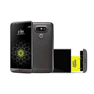 LG G5 H850 32GB (GSM Only, No CDMA) Factory Unlocked 4G/LTE Smartphone (Titan Grey) - International Version with No Warranty