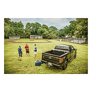 UWS TBS-72-LP-BLK Black Single Lid Low Profile Aluminum Toolbox with Beveled Insulated Lid