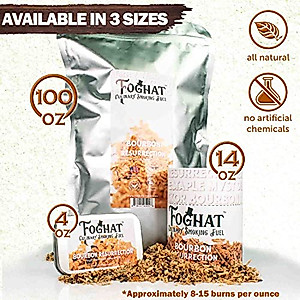 Bourbon Resurrection Fruit, Berries, Flower & Ash Wood Smoking Chips for Portable Smoker, Smoking Gun, Cloche or Foghat Smoker | Foghat Culinary Smoking Fuel | Infuse Whiskey, Meats Cheese, Salt!