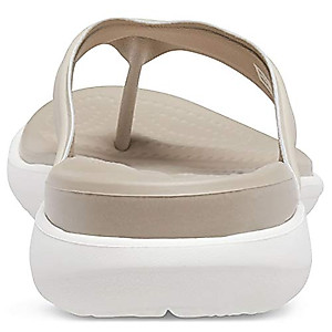 Crocs Capri V Sporty Flip Flops | Sandals for Women, Cobblestone, 11