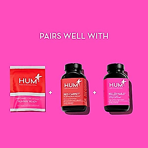 HUM Runway Ready Set - Support for Strong Hair, Skin and Nails - Vitamin Pack Blend of Vegan Biotin, Black Currant Seed Oil & Sunflower Seed Oil - Healthy Hair, Nails & Skin Vitamins (30 Day Supply)