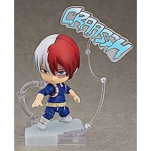 Good Smile My Hero Academia: Shoto Todoroki (Hero's Edition) Nendoroid Action Figure, Multicolor