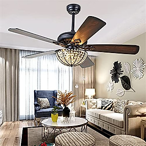 SHABOZ Ceiling Light lamp Ceiling Fan Lights Office Dining Room Bedroom Living Fan Lamps Lightings Fan Lights Home Fixture