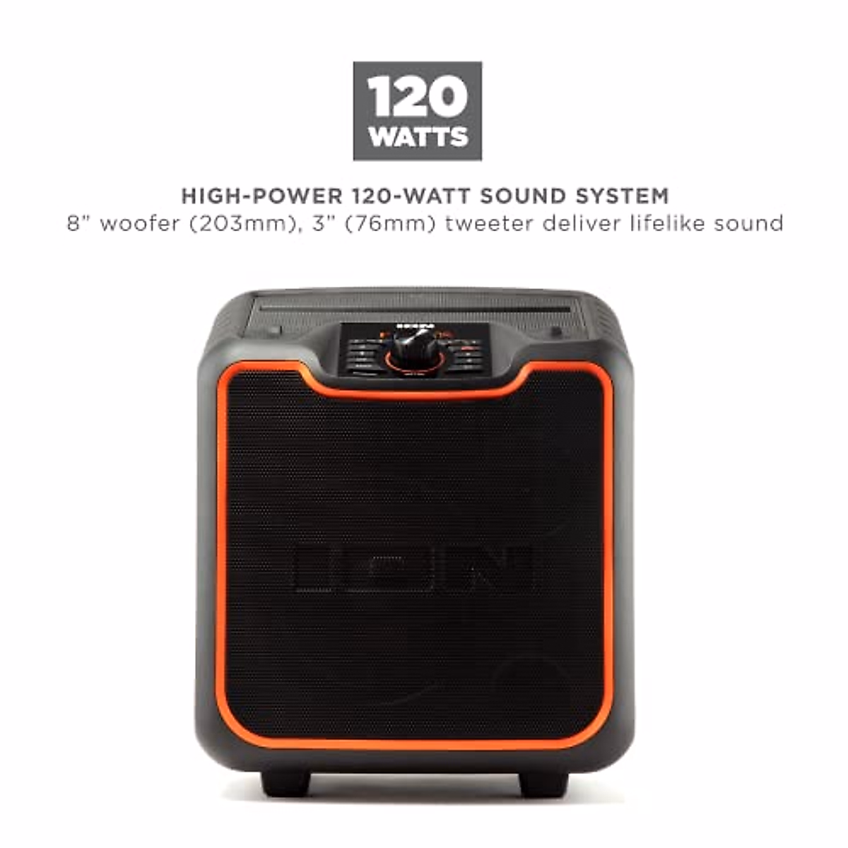 Ion Sport XL - High-Power All-Weather Rechargeable Bluetooth and NFC Enabled Speaker - MK3 (Renewed)