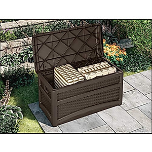 Suncast DBW7500 Deck Box, 73 gallon