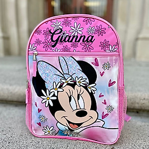 Personalized 16 Inch License School Backpack - Disney Minnie Mouse