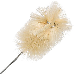 Redecker Natural Pig Bristle Soda Bottle Brush, 11-3/4-Inches, Flexible Wire Handle, Made in Germany