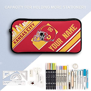 Quzeoxb Custom Kansas City Backpack 3Pcs Personalized School Backpacks with Lunch Box Pen Pouch Gift for Boys Girls