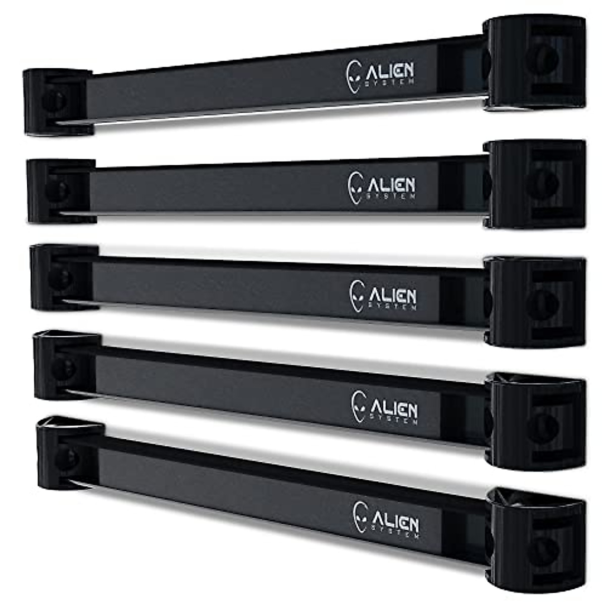 The Cosmic tool organizers and storage rack system – Magnetic tool holder 5 Pack, Mop and broom holder 3 Pack and Power tool organizer to take care of your garage organization needs