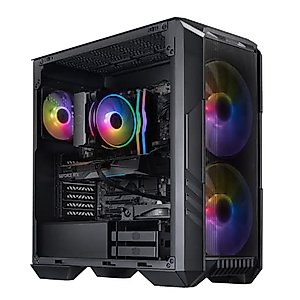 Cooler Master HAF 5 Pro High Performance Gaming PC - Intel i5 12400F - NVIDIA GeForce RTX 3060 Ti - 16GB DDR4 3200MHz - 1TB M.2 NVMe SSD – WiFi - Windows 11 - Desktop Computer,Black