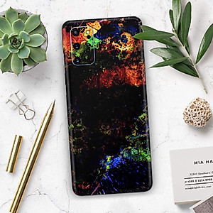 DesignSkinz Liquid Abstract Paint Remix V53 Protective Vinyl Decal Wrap Skin Cover Compatible with The Samsung Galaxy S20 (Screen Trim & Back Glass Skin)