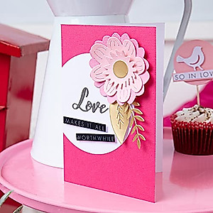 Sizzix Rose Gold, Surfacez, Surfaces-Opulent Cardstock, 8x11.5 inches, 50 Pack