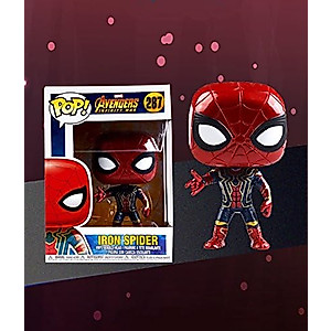 POP Marvel: Avengers Infinity War - Iron Spider (Spider-Man) Funko Pop! Vinyl Figure (Bundled with Compatible Pop Box Protector Case), Multicolor, 3.75 inches
