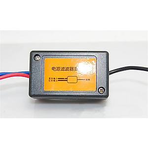 Yassdwbn 12V Car Audio Radio Power Noise Filter Suppressor Isolator Eliminating Noise