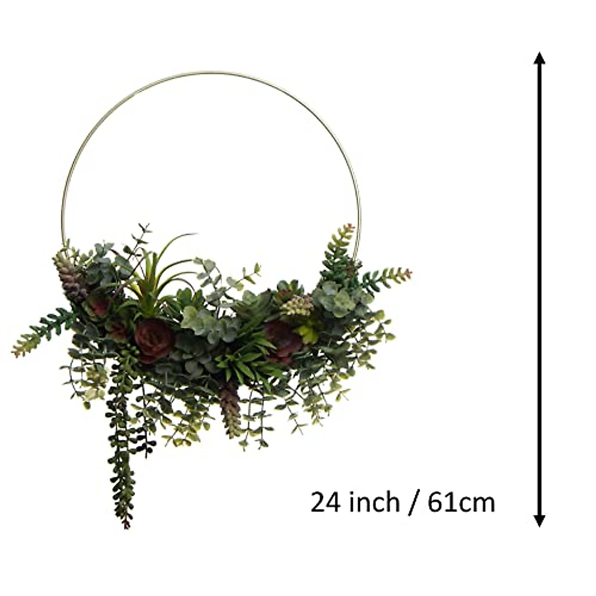 Michaels 24”; Mixed Succulent Hoop Wreath by Ashland®