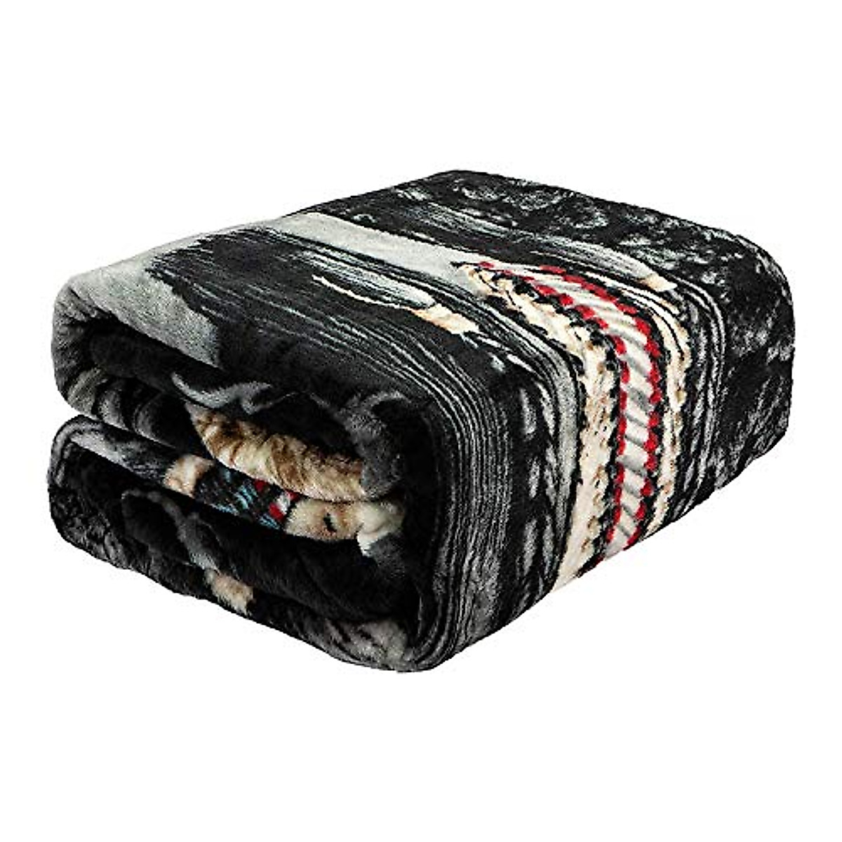 DGA Licensed Queen Size Blanket, Original American, Monroe (Essence)