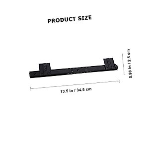 SEWOART 1 Pair Keyboard Drawer Rails Silent and Smooth Under Desk Keyboard Slides Solid Steel Ball Bearings Design Black Ultra Soft-Close Function
