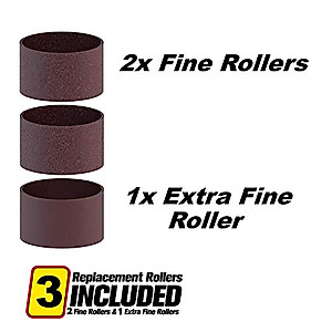 Bell+Howell Pawperfect Rechargeable Cordless Dog and Cat Nail Trimmer with Safety Guard, 5000-7000 RPM's, Gentle and Painless Dremel Dog Nail Grinder w/ 3 Modes with 3 Replacement Rollers