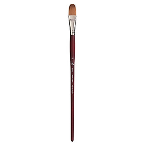 Princeton Velvetouch Blooms Brush, Long Handle, Size 12 - Professional Artist Brushes for Mixed Media, Acrylic, Oil