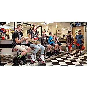 Chicago Girls Sidewalk Roller Skate - White Youth Quad Skates, High-Top Roller Skates for Kids, Beginner-Friendly with Durable Polyurethane Wheels, Indoor & Outdoor Roller Skating Size 1