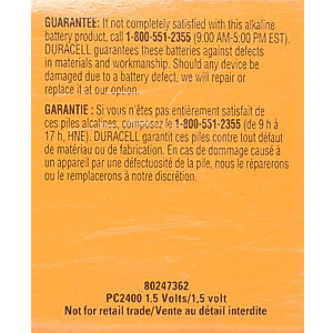 Duracell 32-MA92-DH0O Procell Alkaline Battery, AAA (Pack of 24), Packaging May Vary