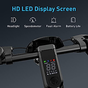 NIU Electric Scooter for Adults - KQi3 Pro with 350W Power, 31 Miles Long Range, Max Speed 20MPH, Wider Deck, Triple Braking System, 9.5'' Tubeless Fat Tires, Portable & Folding, UL Certified