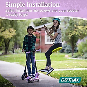 Gotrax GKS Electric Scooter, Kick-Start Boost and Gravity Sensor Kids Electric Scooter, 6" Wheels UL Certificated E Scooter for Kids Age of 6-12 (Pink)