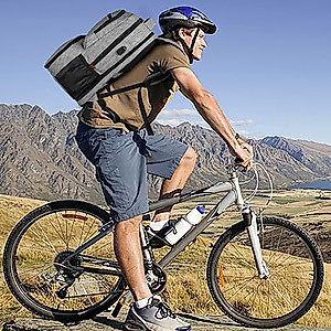 MATEIN Lunch Backpack, 17 inch Insulated Cooler Backpack with USB Charging Port for Women Men, Water Resistant College Lunch Box Backpack with Laptop Compartment for Work Picnic Travel Beach, Gifts