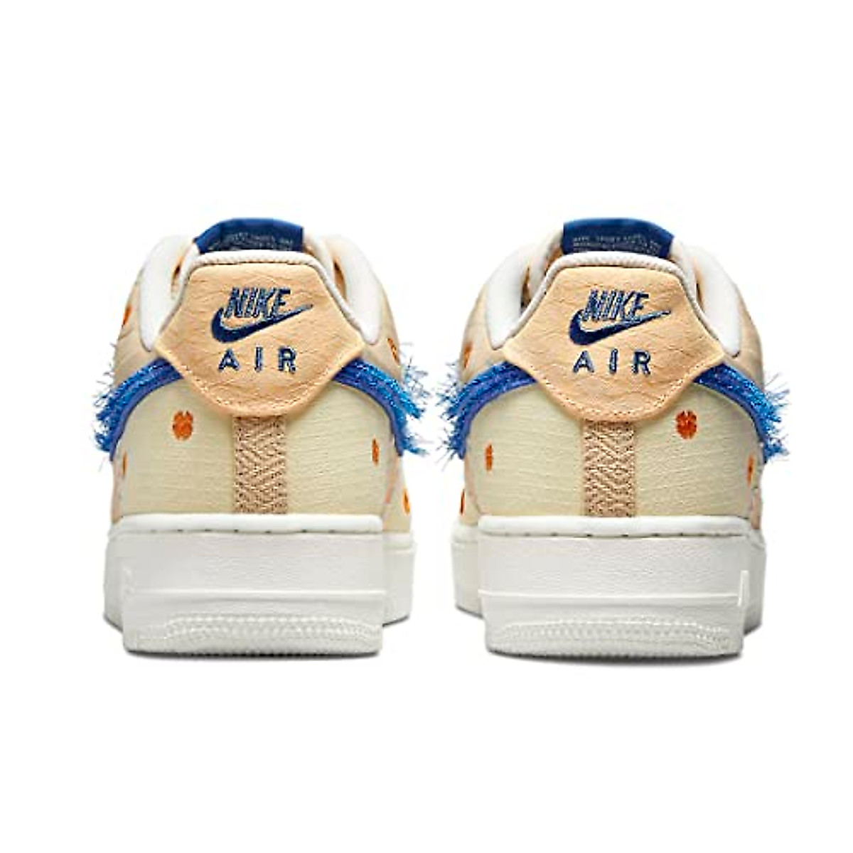 Nike Mens Air Force 1 Low DV2215 100 Los Angeles Flea - Size 10 Sail/Blue