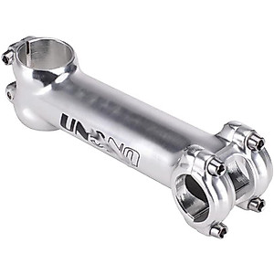 ZECHAO Bike Handlebar Stem,Mountain Stem 31.8 * 120/130mm Mountain Bike Stem Road Bike Accessories Parts Bike Stem (Color : Silver, Size : 17 Degree 31.8 * 130mm)