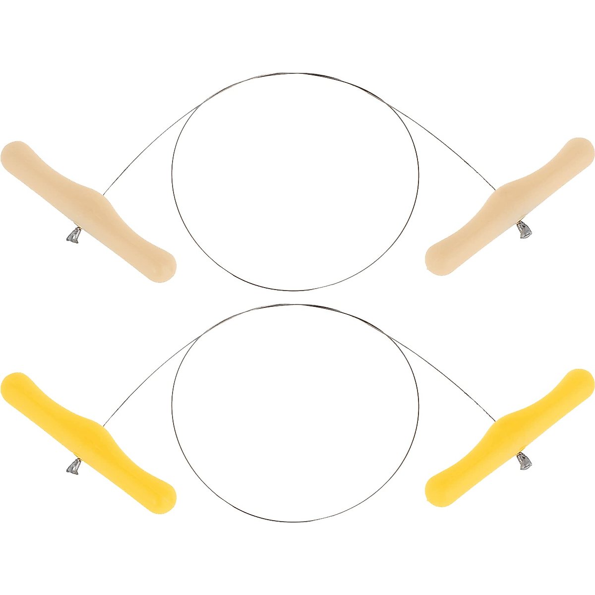 Hard Cheese Wire Slicer with Handles - Pack of 2 - String Block Slicer for Kitchen 17.7 Inch - Handheld Cheese Wire Slicers