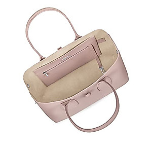 Longchamp 'Roseau' Leather Shoulder Tote Handbag, Powder