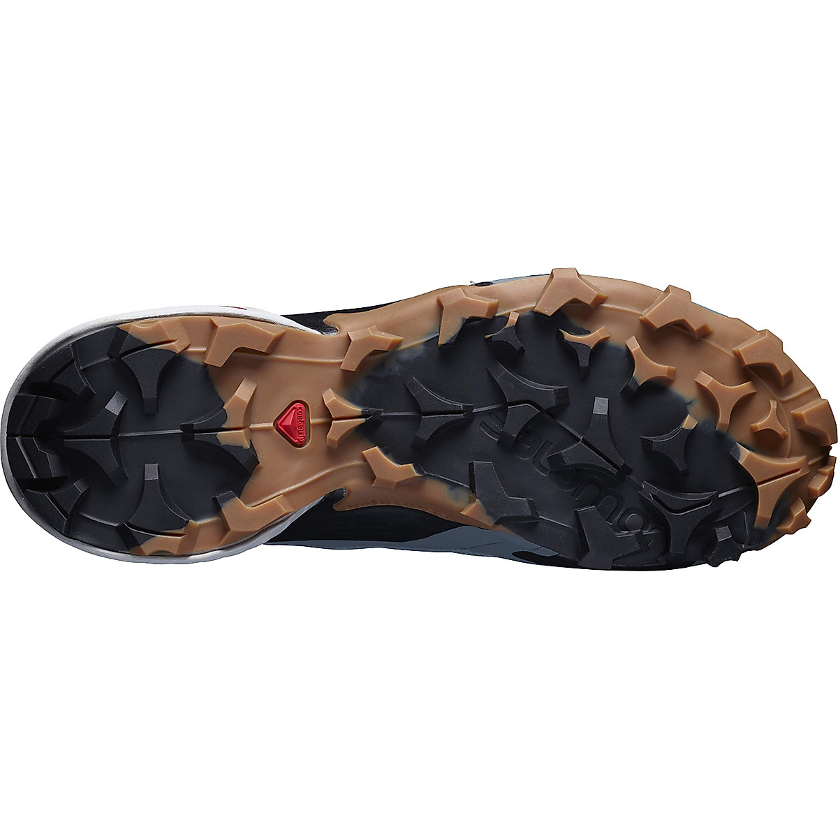 Salomon Cross MID Gore-TEX Hiking Boots for Women, Lead/Stormy Weather/Charlock, 7.5