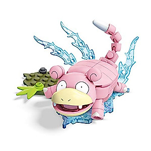 Mega Construx Pokemon Slowpoke Construction Set with Character Figures, Building Toys for Kids (119 Pieces)