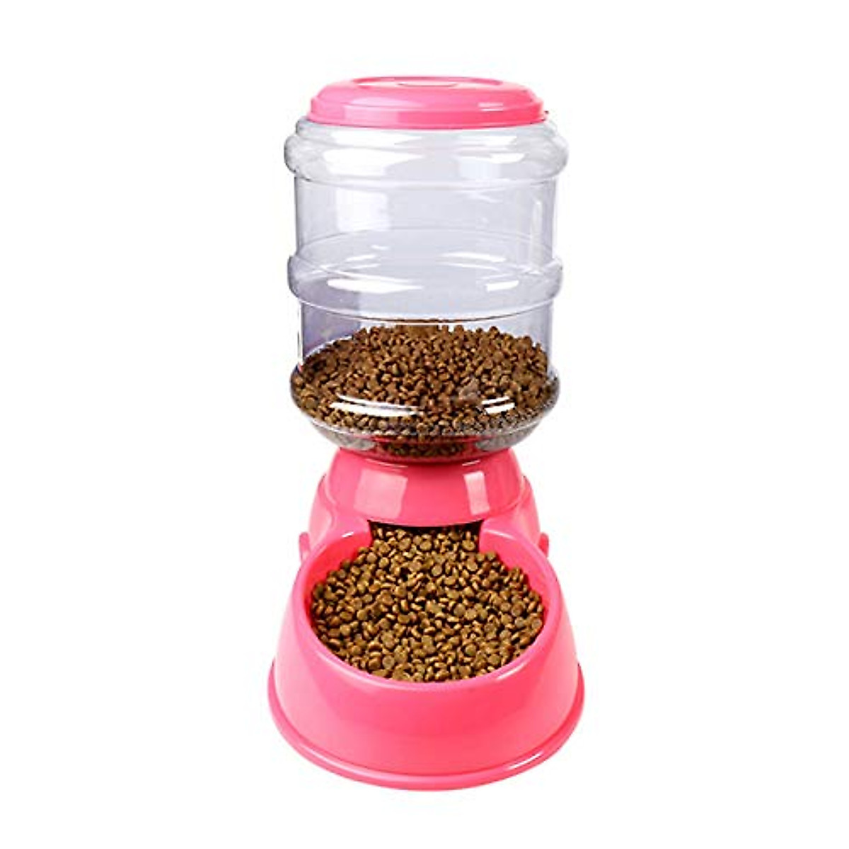 Automatic Pet Water Food Dispenser 3.8L Large Capacity Self-Dispensing Gravity Pet Feeder Waterer Cat Dog Feeding Bowl Drinking Water/Automatic Feeding Pet Supplies 1#