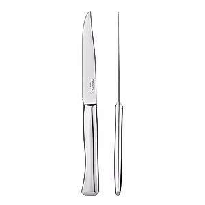 Opinel Perpétue Flatware Collection, Timeless and Elegant Stainless Steel Construction, Dishwasher Safe, Designed in France, Made in Portugal (4 Piece Knife Set)