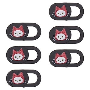 KOMBIUDA 6pcs Camera Cover Laptop Camera Slider Anti- Peeping Privacy Cover Webcam Privacy Covers Stickers for Phones Decorative Webcam Cover Sliding Webcam Cover Plastic Blocker Computer