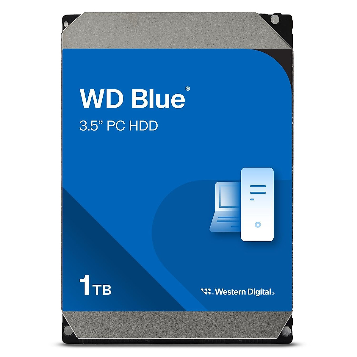 Western Digital 1TB WD Blue PC Internal Hard Drive HDD - 7200 RPM, SATA 6 Gb/s, 64 MB Cache, 3.5" - WD10EZEX