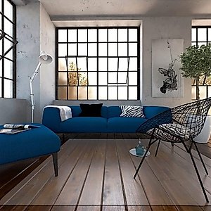Clear PVC Desk Chair Mat Transparent Carpet Hallway Hardwood Floors Mat,Area Rugs Clear Vinyl Plastic Floor Runner Protector, Carpet Protector for Home/Office/Hall/Low Pile Rugs Doormat-70cm/90cm/110c