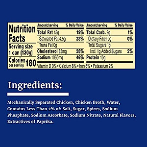 Libby's Chicken Vienna Sausage in Chicken Broth, Canned Sausage, 4.6 OZ