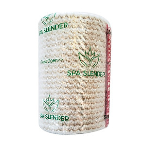 3-inch Premium Grade Elastic Bandage Wrap | Injuries, Sprains, Edema, Support, Compression | Reinforced Ends, Soft-Sturdy Fabric | Self Closures Both Sides | Non-Latex, Reuse | 2-pack | by Spa Slender