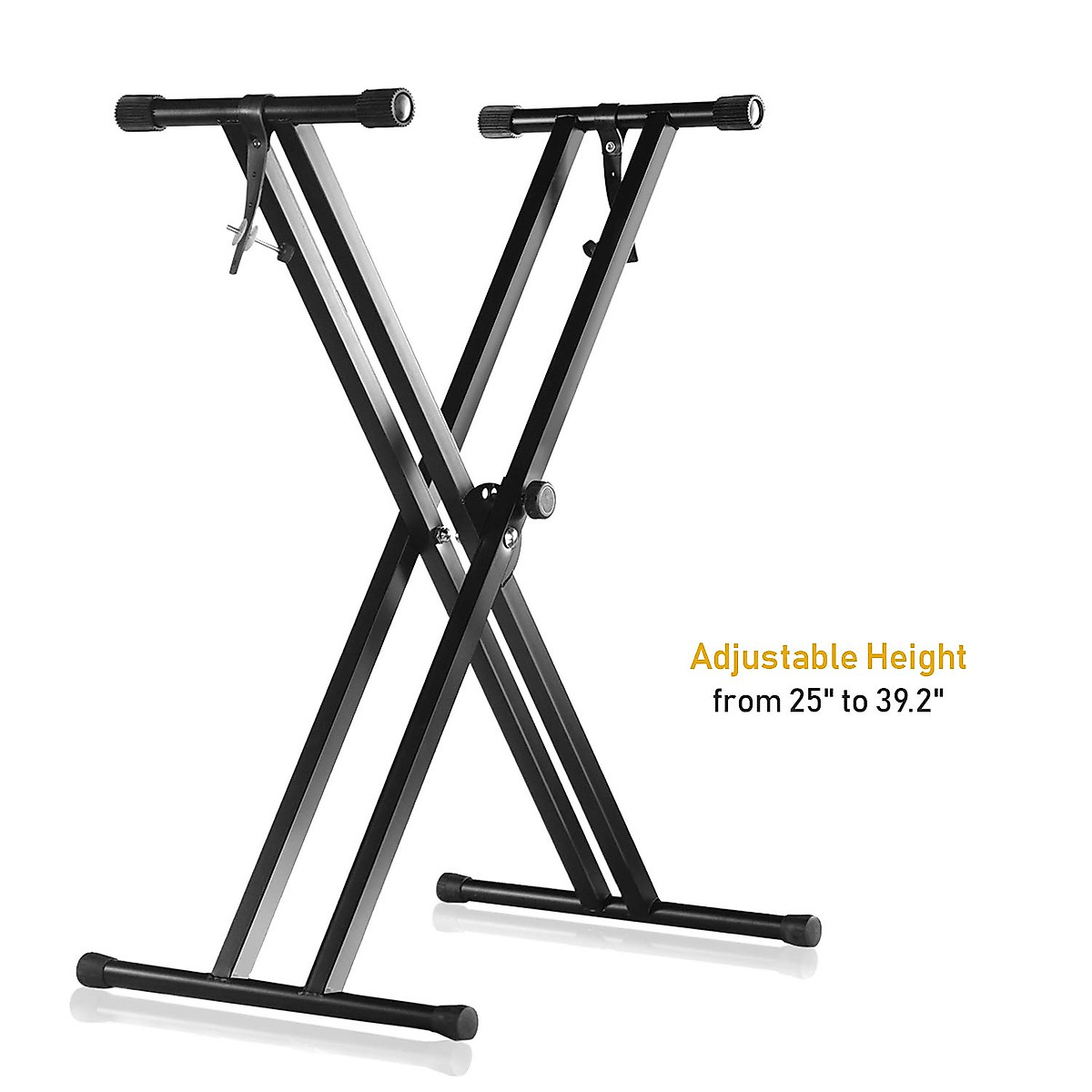 PARTYSAVING Pro Series Adjustable X Style Piano Keyboard Heavy Duty Premium Stand (Double-Braced X Style Keyboard)