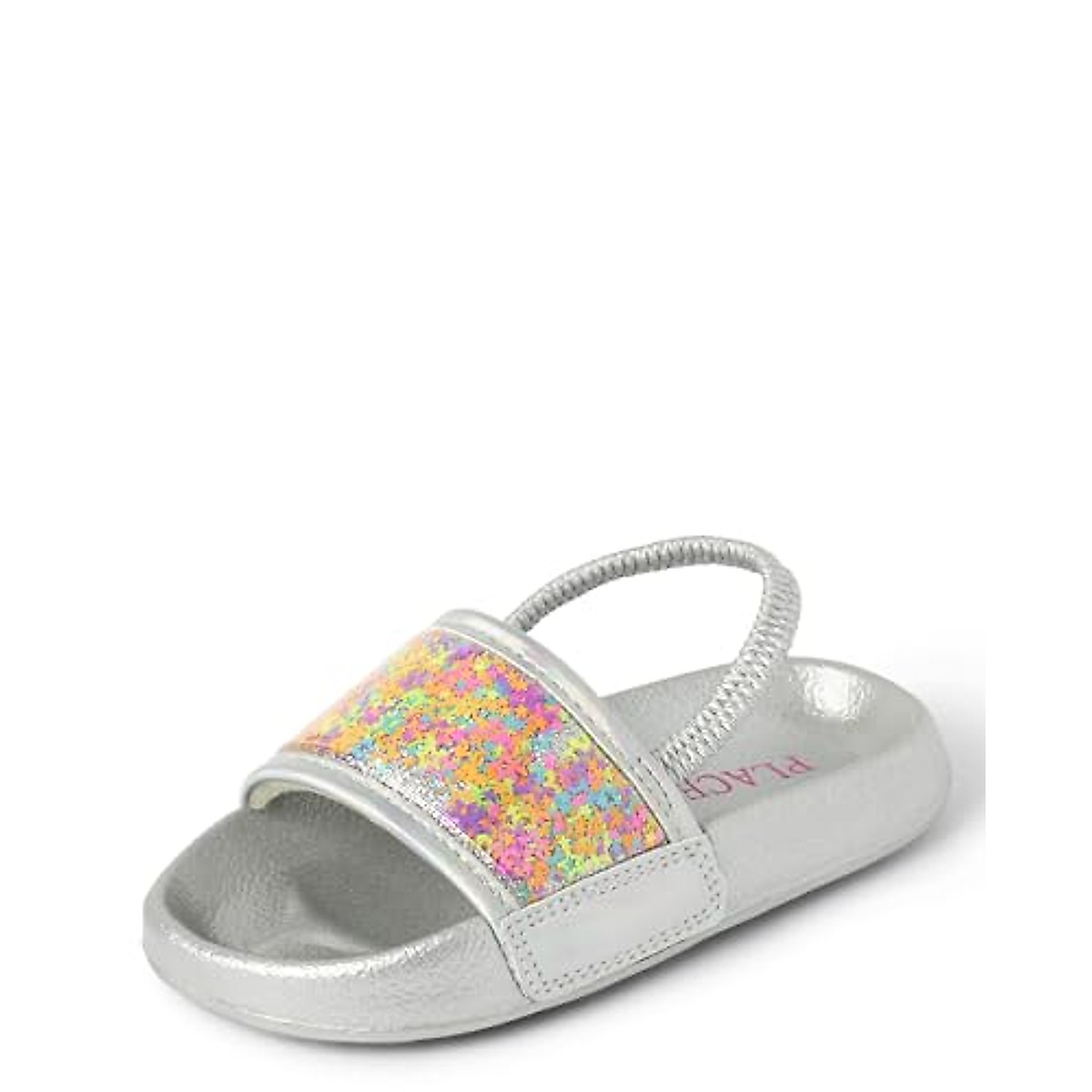 The Children's Place,and Toddler Girls Slides,Silver,8