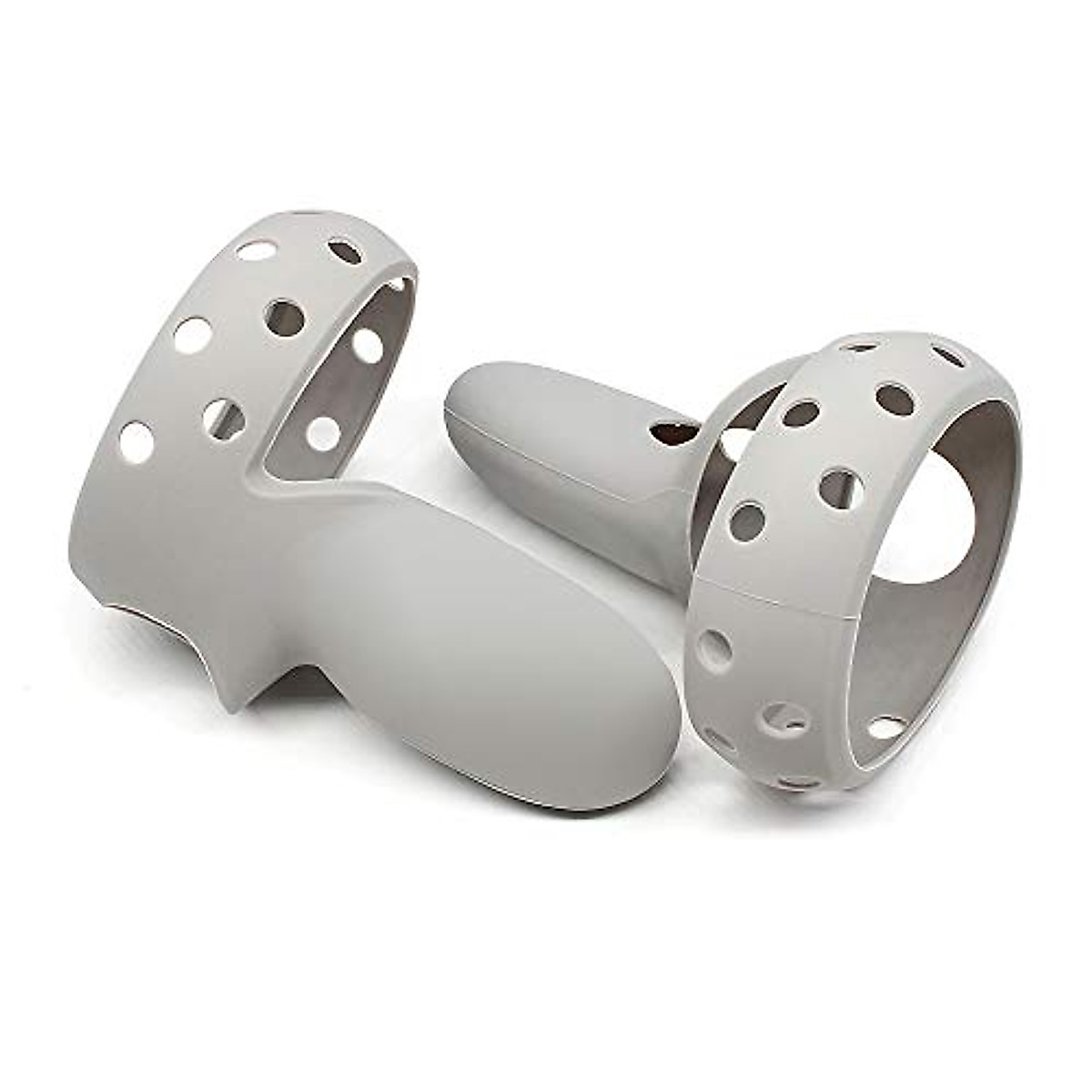 Touch Controller Grip Cover +Lens Cover for Quest 2,Silicone Anti-Throw Handle Protective Sleeve for Quest 2